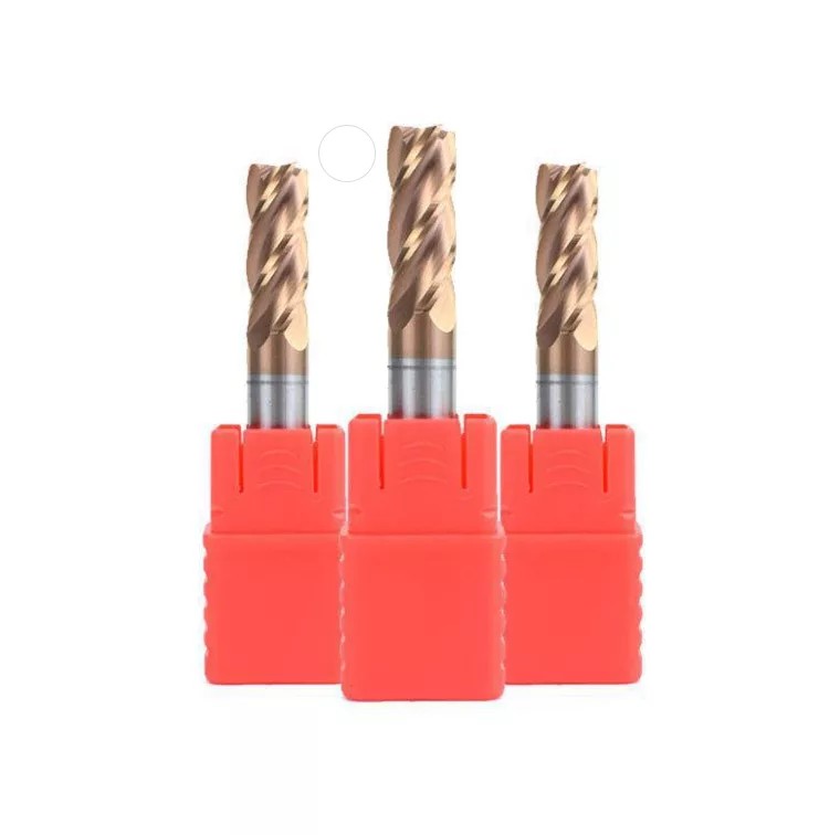 4-Flute Round Nose End Mill HRC56° Diameter 1mm-25mm